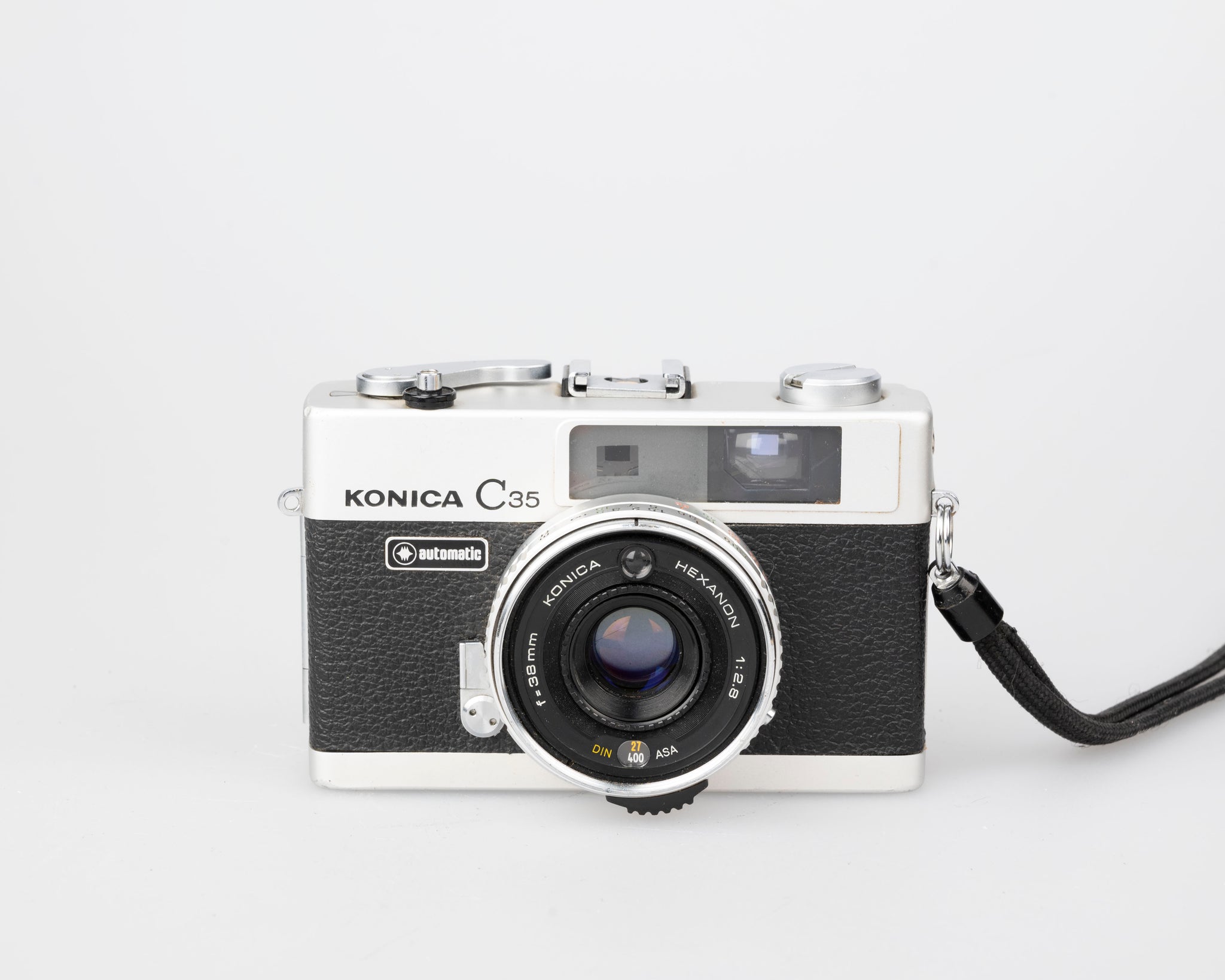 Konica C35 Automatic ultra-compact 35mm rangefinder camera w/ 38mm Hex – New Wave Pool