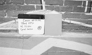 Canon AF35ML 35mm film point-and-shoot camera w/ case (serial 1002701 ...